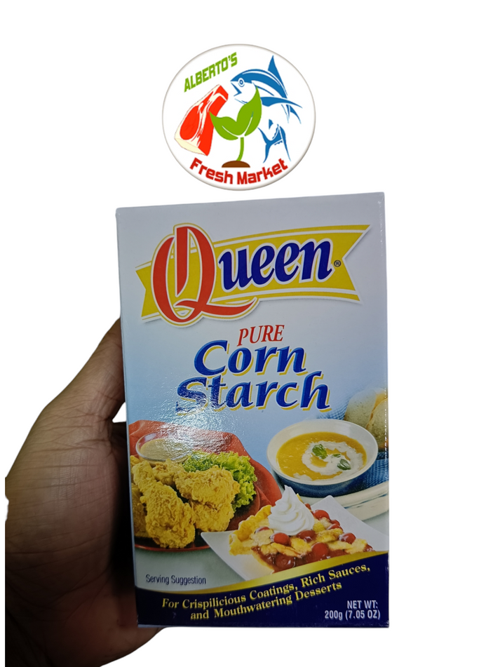 QUEEN PURE CORN STARCH 200 GRAMS – Alberto's Fresh Market
