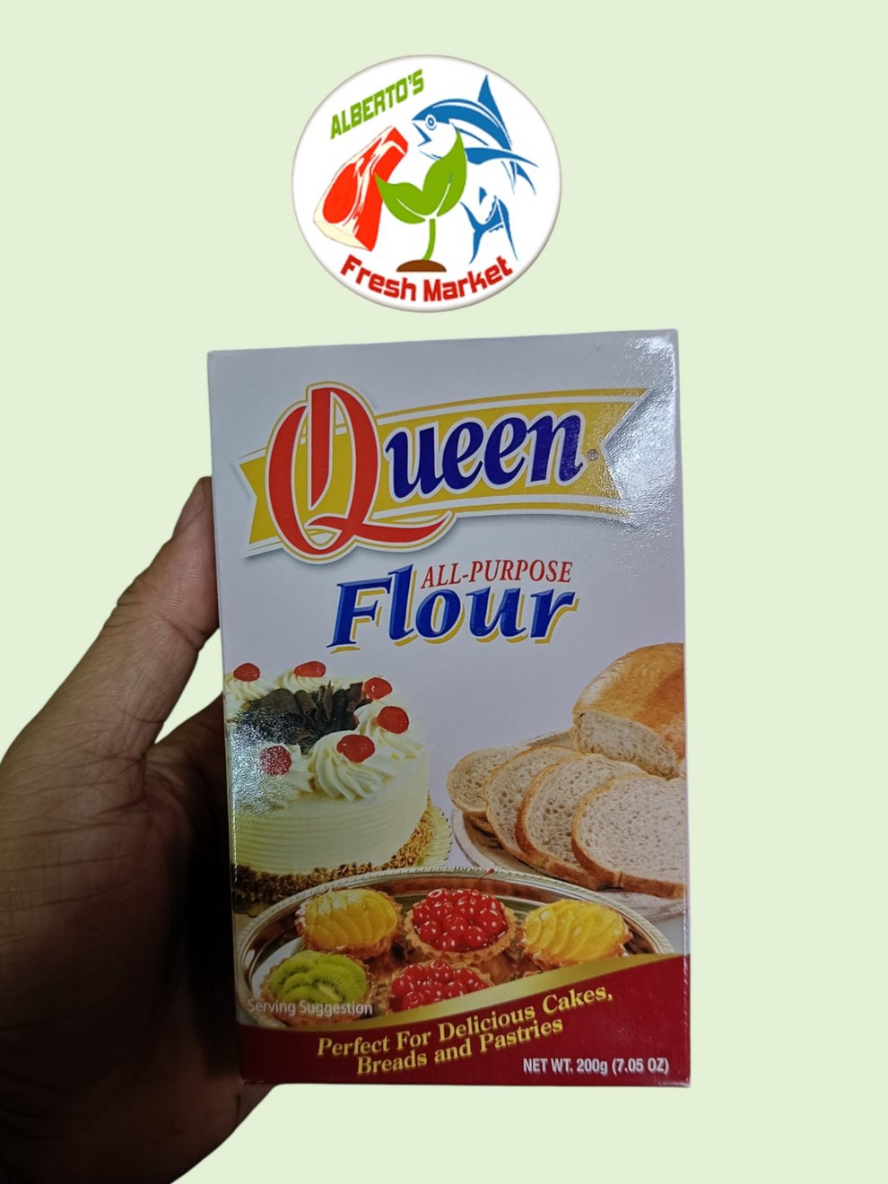 QUEEN ALL PURPOSE FLOUR 200 grams – Alberto's Fresh Market