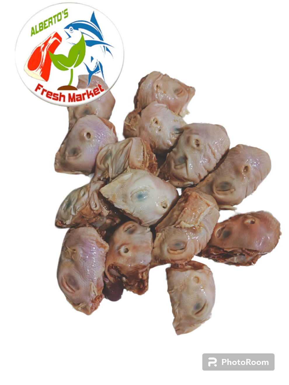 FRESH CHICKEN HEAD ( ULO ) 1kg – Alberto's Fresh Market