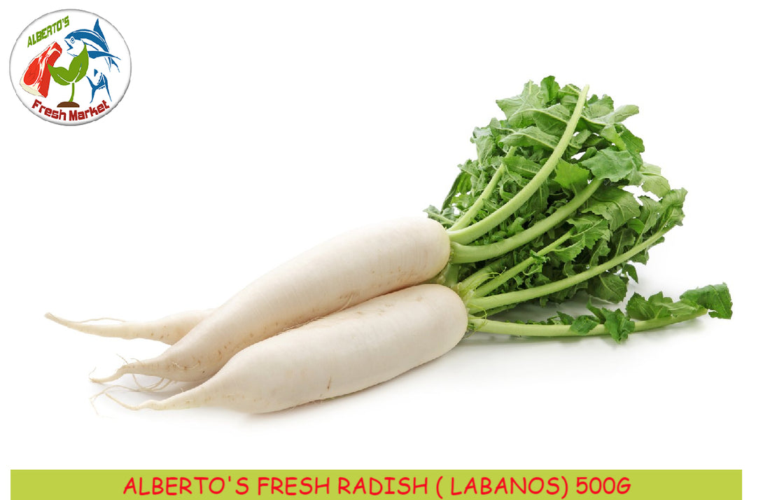 FRESH VEGETABLES RADDISH ( LABANOS ) 500 grams – Alberto's Fresh Market