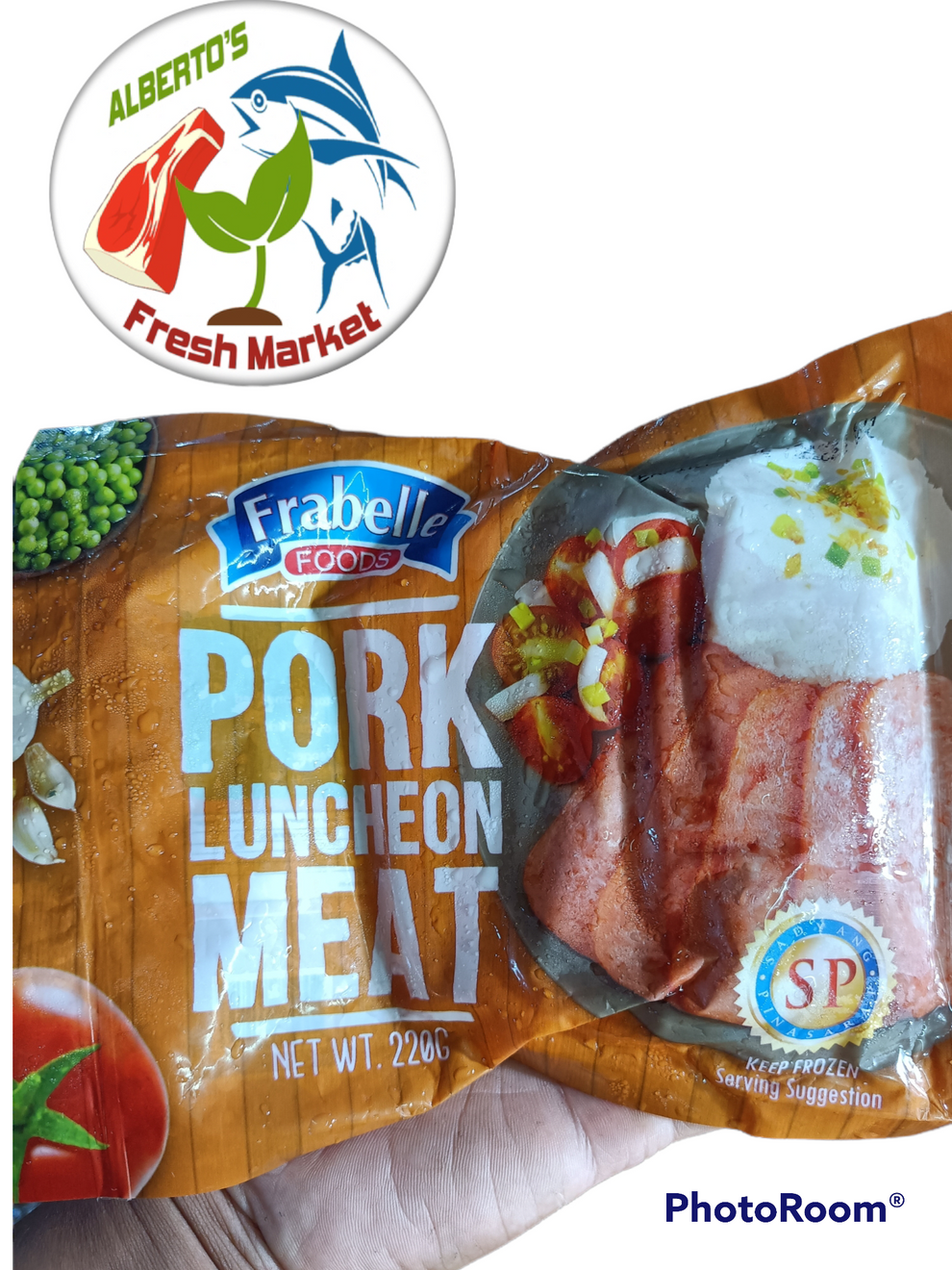 FRESH PORK LUCHEON MEAT 200 grams – Alberto's Fresh Market