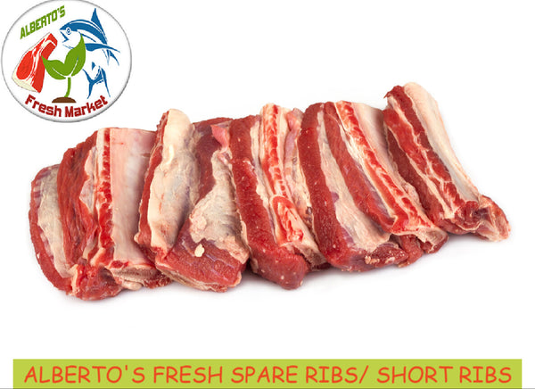 FRESH BEEF SPARE RIBS CUT 500 grams – Alberto's Fresh Market