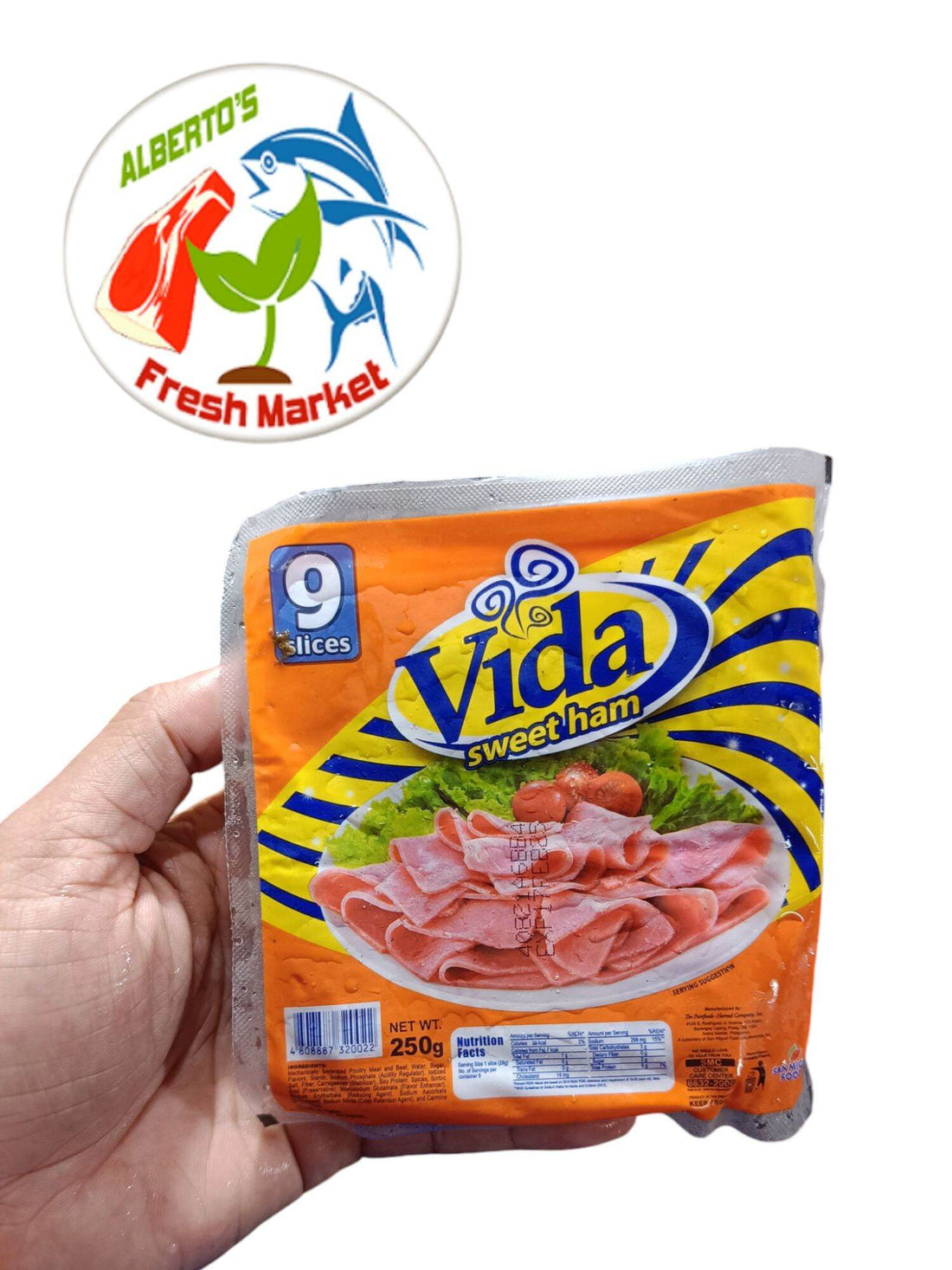 VIDA SWEET HAM 250 grams – Alberto's Fresh Market